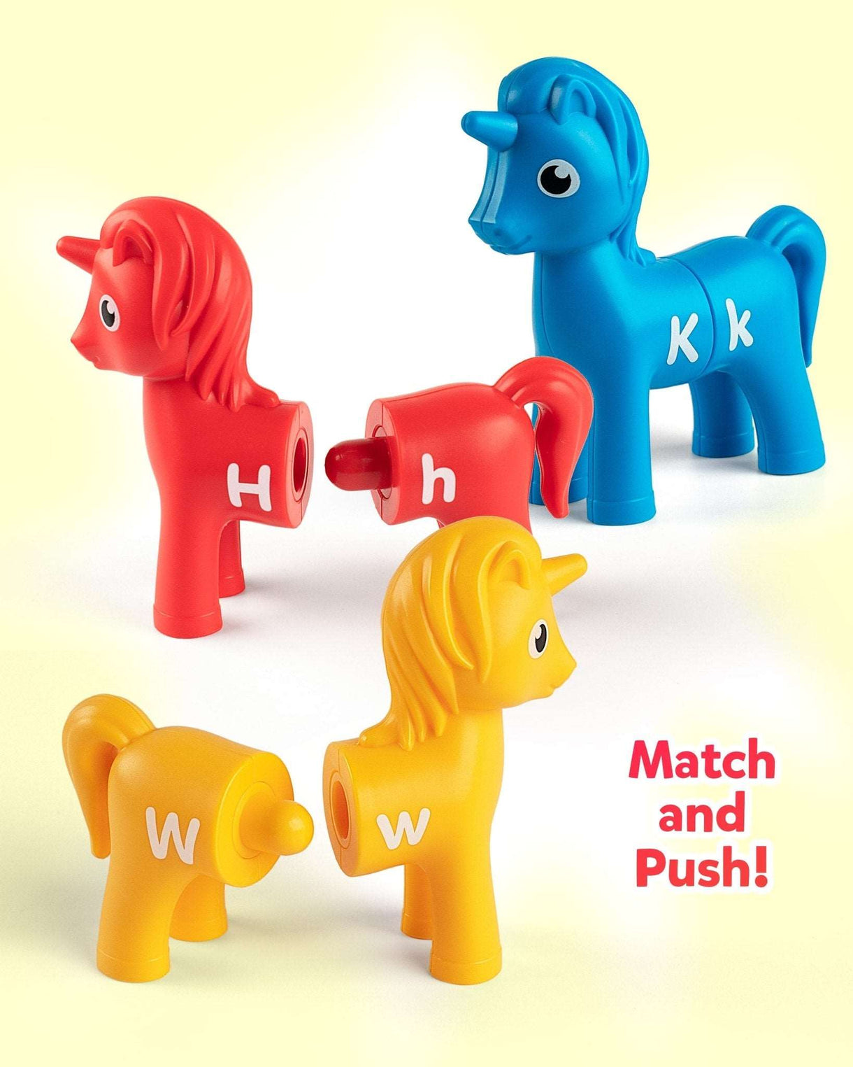 Unicorn Uppercase & Lowercase Letters Matching Game – Coogam