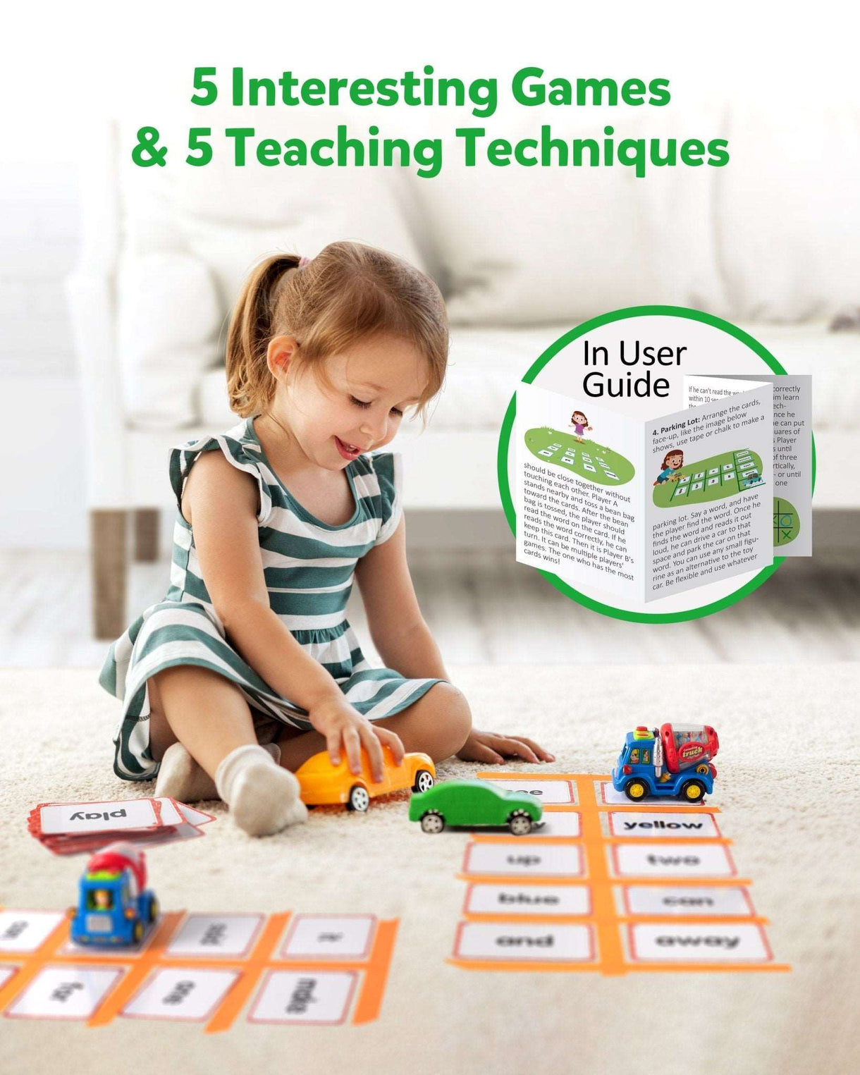 Words Educational Flashcards - 220 Dolch Sightwords Game – Coogam